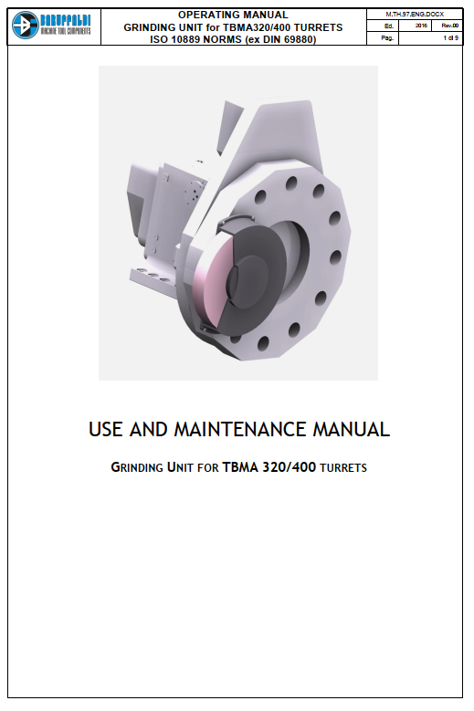 MANUALS DOWNLOAD AREA - Baruffaldi